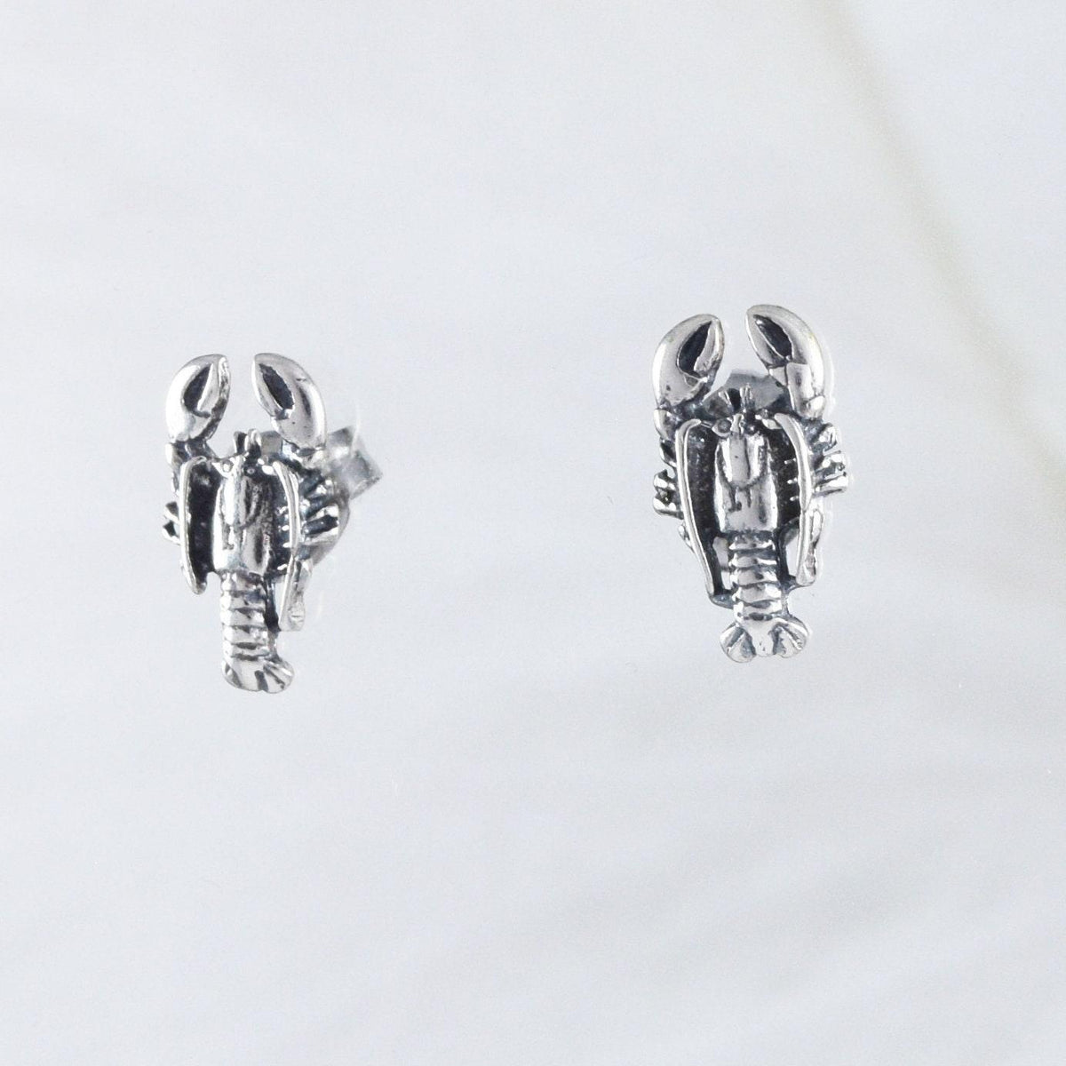 Unique Texan Crawfish Earring and Necklace, Sterling Silver Crawfish C ...